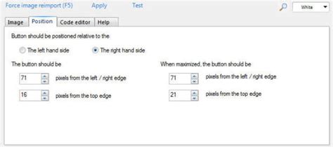 Making Title Bar Buttons