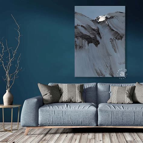 Картина Перевал на натуральном хлопковом холсте на подрамнике в подарок для интерьера