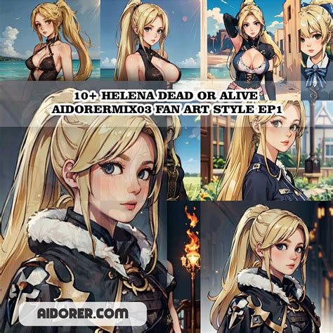 10 Helena Dead Or Alive Aidorermix03 Fan Art Style Ep1 Aidorer