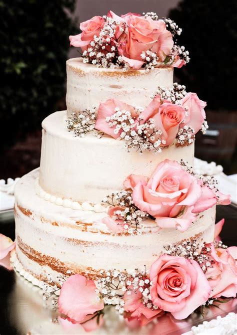 Nude Cake Tarta De Boda Rosa Pasteles De Boda Sencillos Cupcakes Para Bodas