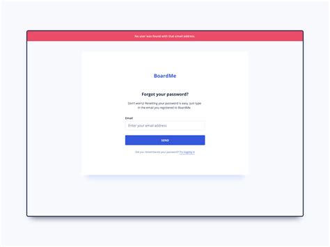 Forgot Password UI Design By Ildiko Gaspar On Dribbble