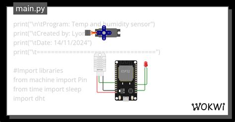 Humidity Sensor Wokwi Esp32 Stm32 Arduino Simulator
