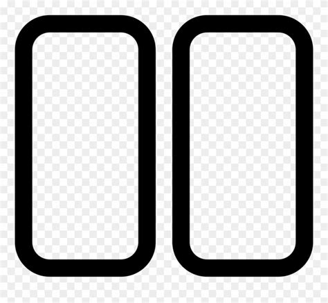 Two Column Icon At Collection Of Two Column Icon Free