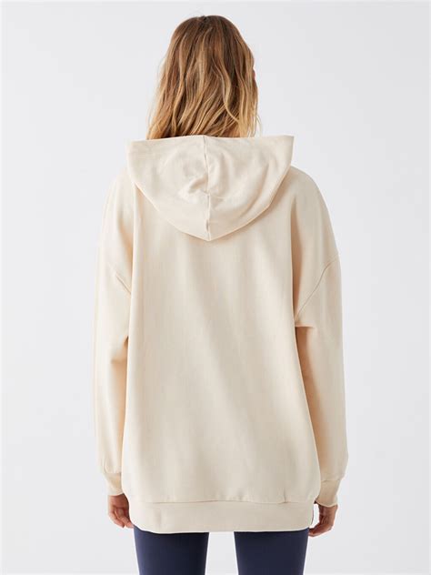 Printed Long Sleeve Oversize Womens Hoodie W36828z8 Ff7 W36828z8