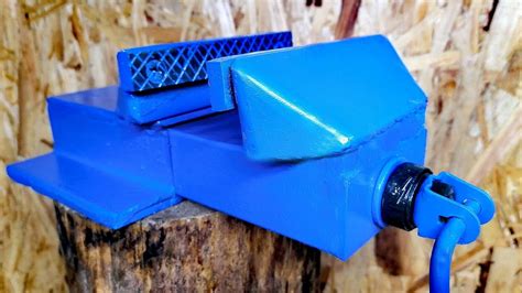Тиски из швеллера своими руками Diy Metal Bench Vise Youtube
