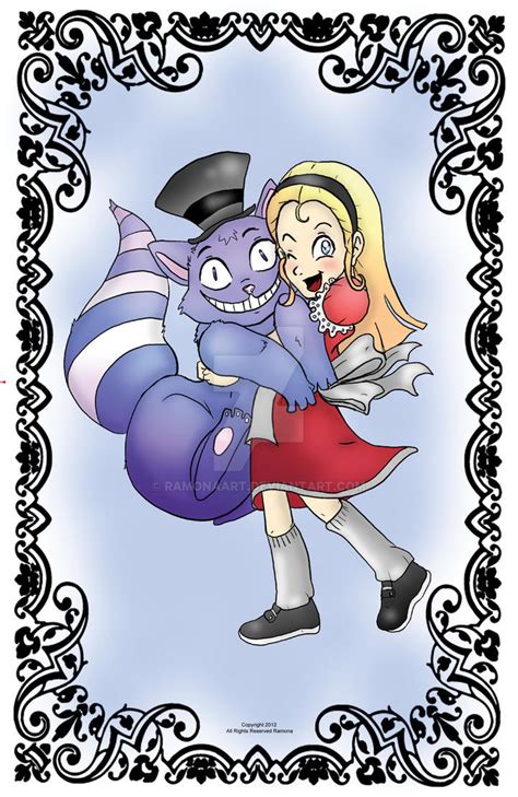 Alice And The Cheshire Cat By Ramonaart On DeviantArt