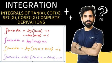 Integration Lecture 7 ∫fxfxlnfx And Integrals Of Tan Cot