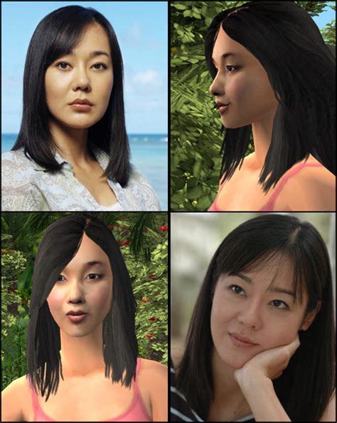 Mod The Sims Lost Tv Characters Sun Kwon Yunjin Kim