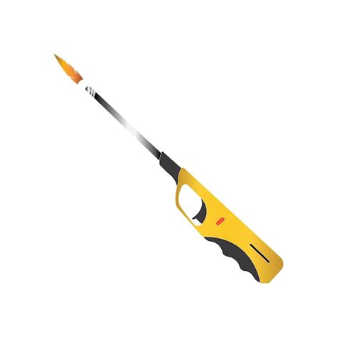 Premium Vector Lighter Or Torch Icon