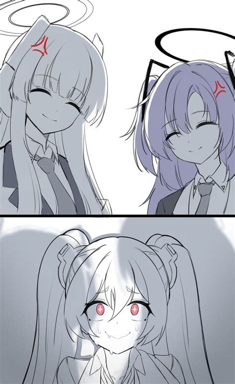 Yuuka Noa And Koyuki Blue Archive Drawn By Reia Danbooru