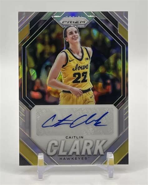 CAITLIN CLARK AUTOGRAMM Prizm 2024 Panini Caitlin Clark Sammlung CC
