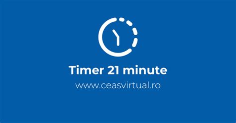 Timer 21 Minute Numărătoare Inversă