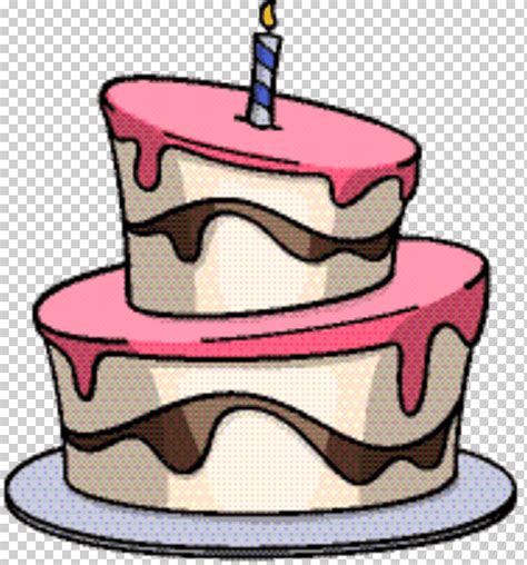 Pastel De Cumpleaños Rosa Decoración De Pasteles Glaseado Productos Horneados Postre png