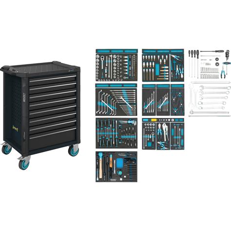 Hazet 300 Pce 8 Drawer Tool Trolley Assistent 179n 8 Ral7021300 For
