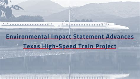 Eis Process Texas High Speed Rail