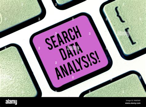 Word Writing Text Search Data Analysis Business Concept For Process Of Evaluating Data Using