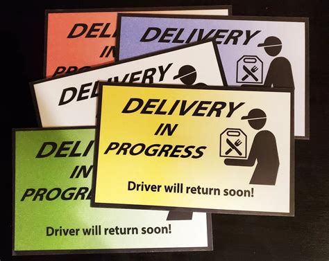 Free Delivery Sign