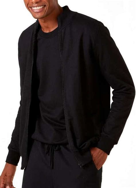 Jaqueta Moletom Masculina Malwee 1000006667 00004 Preto Meias Sao Jorge