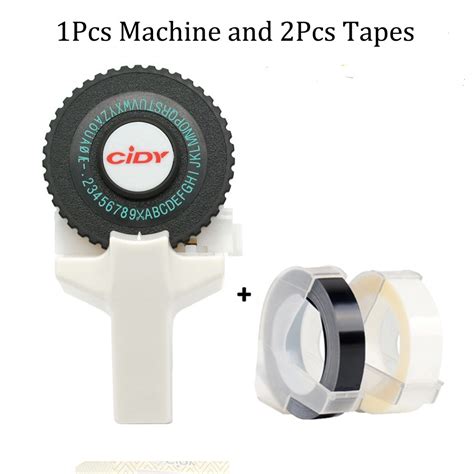 Cod Diy Manual Embossing Label Maker 3d 9mm Embossing Label Tape Fit