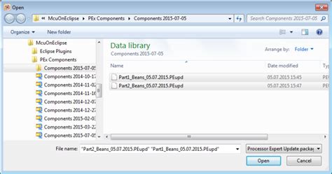 Processor Expert Component Repositories Mcu On Eclipse