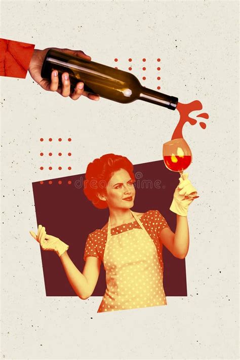 Trend Artwork Poster Composite Sketch Image Collage Of Young Woman