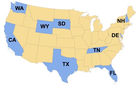 These Are The 11 States And Territories Where You Pay No Taxes On