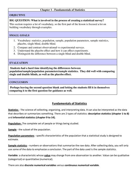 Chapter 1 And Chapter 2 Summary Statistics Stat 213 Chapter 1 Fundamentals Of Statistics
