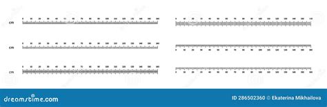 Measure Scale Horizontal Meter From To Cm Markup For Ruler