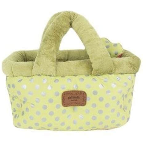 Chic Basket Dog Bed And Car Seat By Pinkaholic Lime Basket Dog Bed