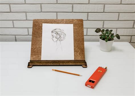 Sketch Easel Wooden Easel Portable Lap Easel Wooden Writing Etsy