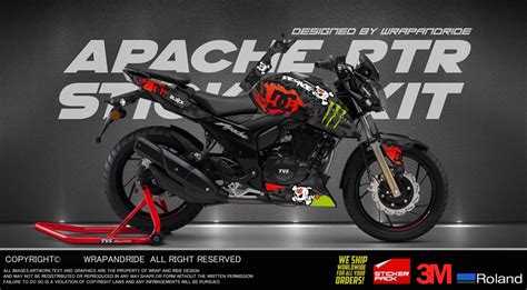 Apache Rtr 180 Stickering