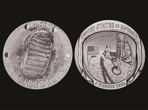 U S Mint Unveils Design For Special Apollo 11 Coin Eos