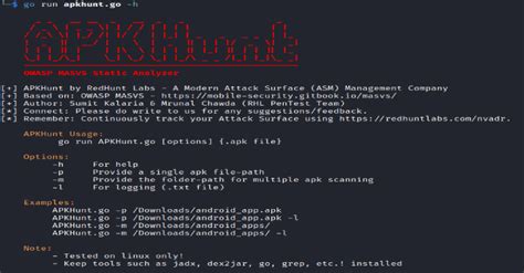 APKHunt Comprehensive Static Code Analysis Tool For Android Apps