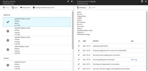 Git How To Know Github Repository Linked To Azure Function For