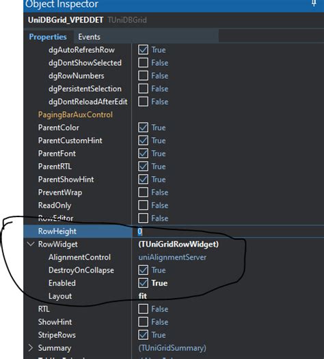 Help With RowControl Of UniDBGrid RowExpand General UniGUI Discussion Forums