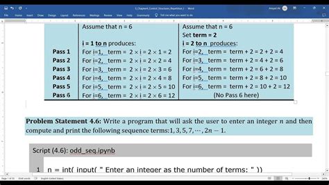 Skill 21 Part 1 Generating Sequences And Sums Using For Loop In Python Urdu Hindi Youtube