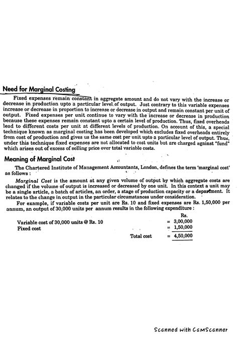 Break Even Analysis Notes Given By The Professor Engineering