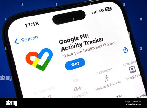 Nanning China Feb Google Fit Activity Tracker App Google