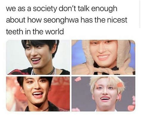 ️ Ateez Memes Seonghwa Memes Kpop Memes Nice Teeth