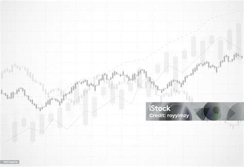 흰색 배경 디자인에 무역 하는 주식 시장 투자의 비즈니스 촛불 스틱 그래프 차트 낙관적인 포인트 그래프의 추세입니다 벡터 일러스트 레이 션 가격에 대한 스톡 벡터 아트 및