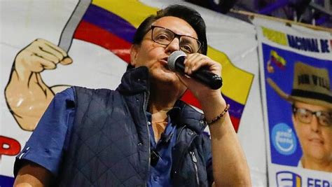 Ecuador Presidential Election Candidate Killed During Campaign Rally