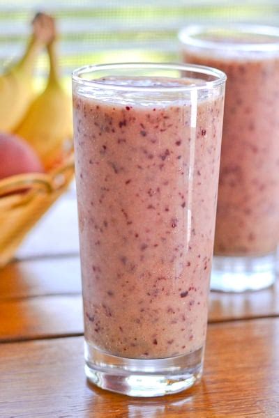 Peach Blueberry Smoothie Salu Salo Recipes