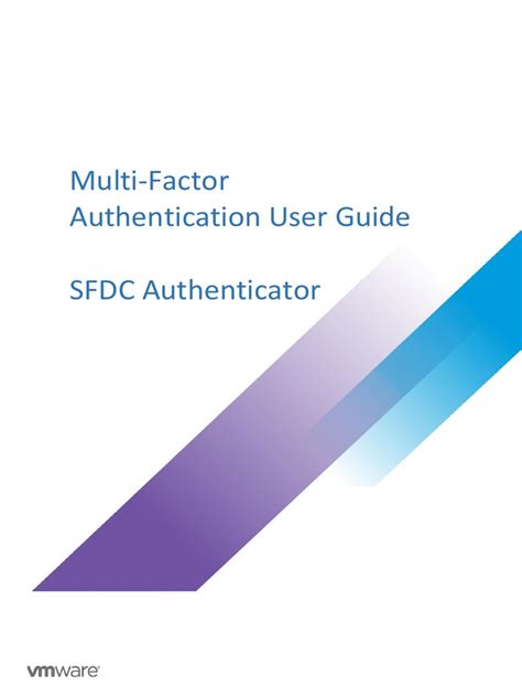 Multi Factor Authentication User Guide Pdf Login Mobile App