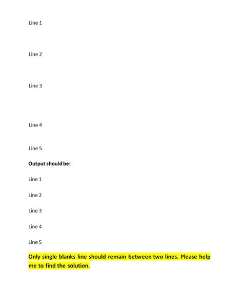 Vba Need The Visual Basic Function That Remove Extra Lines Stack