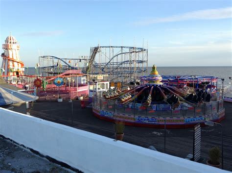 The Rides On The Pier At Clacton On Sea Essex England Clacton On Sea