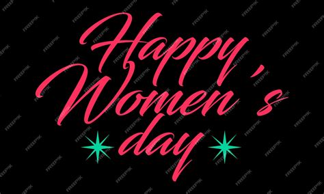 Diseño De Camisetas Tipográficas Del Día De La Mujer Feliz Camiseta