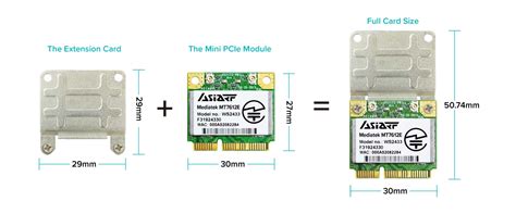 Wi Fi Mini Pcie 11ac Module Mediatek Mt7612e Ws2433