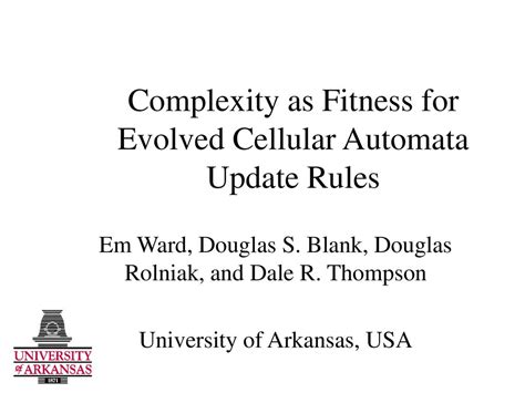 cellular automata and complexity
