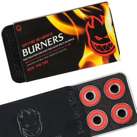 Spitfire Bearings Abec 7 Burners Peach And Bones Skateshop Cdmx