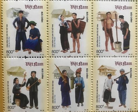 Bộ Tem Qúy Về Cộng đồng Các Dân Tộc Việt Nam
